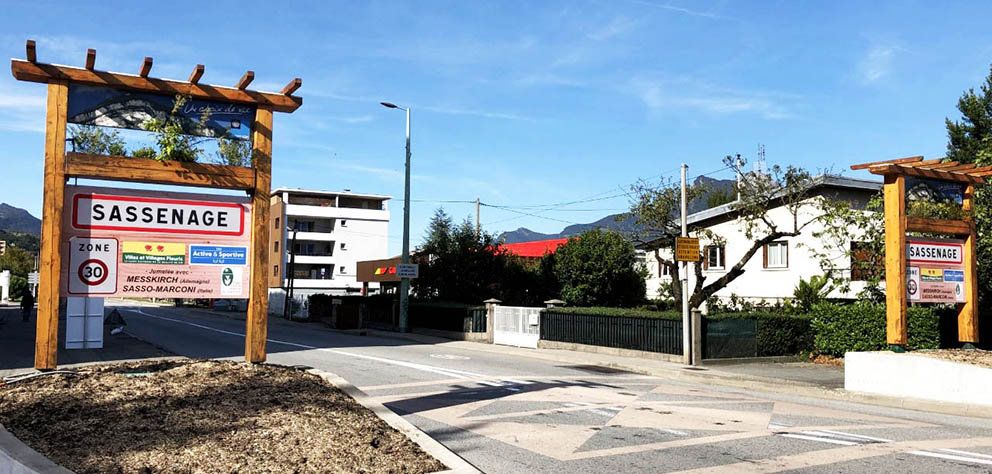 Nouvelles entrées de ville de SASSENAGE - TMS